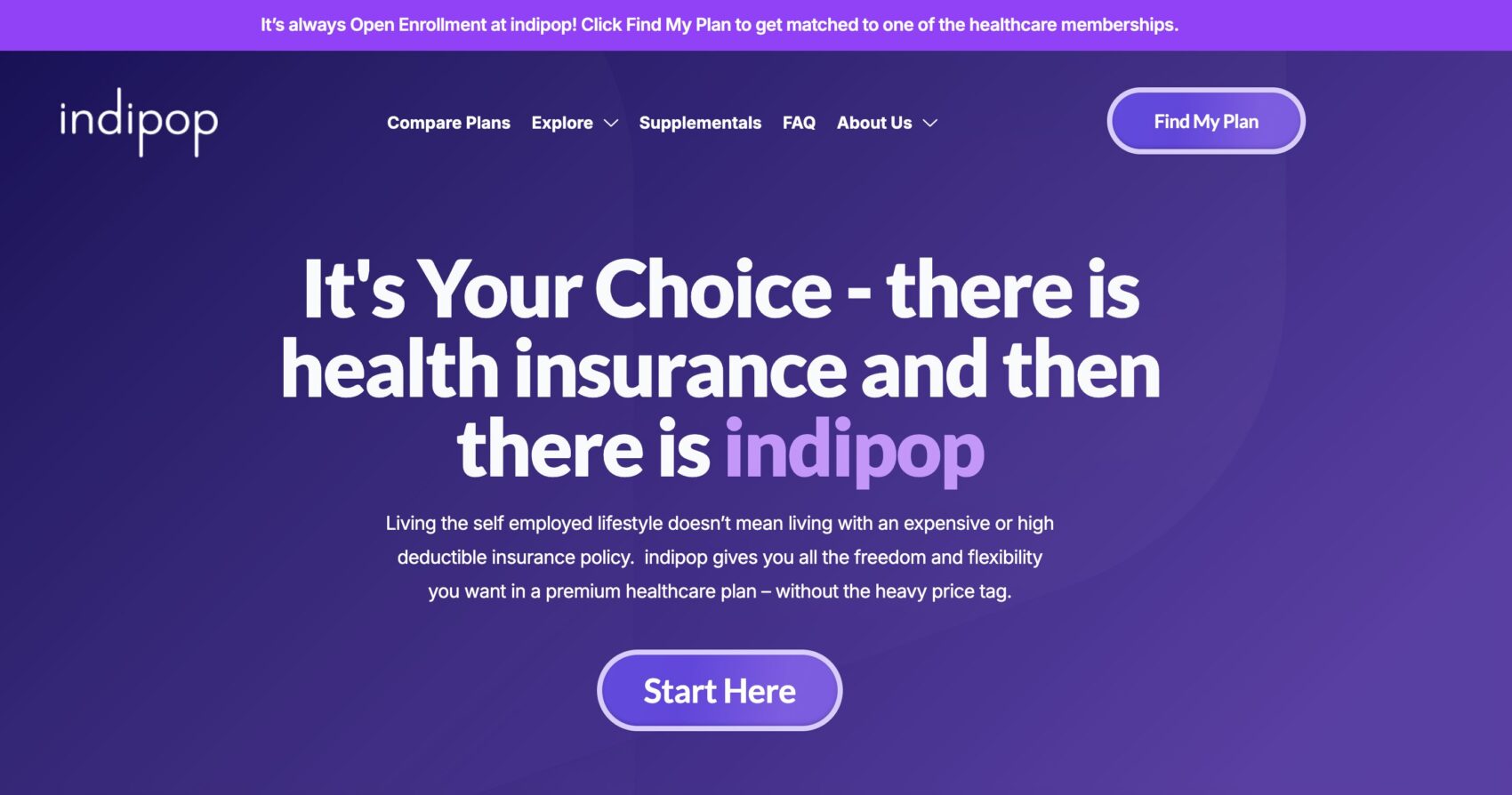 Home - Subscription Based Healthcare | indipop